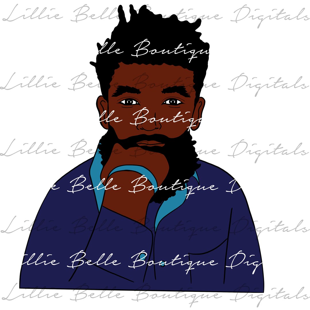 Miles ... African American Man PNG SVG Vector - Etsy