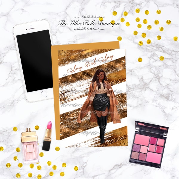 Slay Queen Birthday Card - Etsy