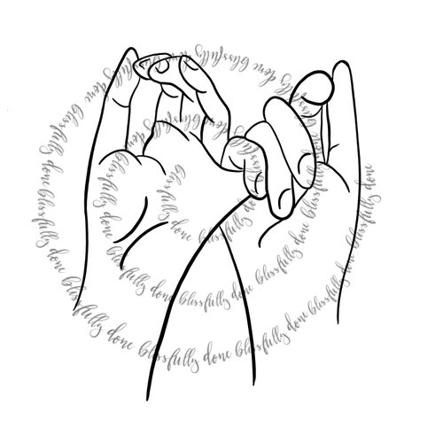 Pinky Promise Hands Pinky Promise Svg Pinky Swear SVG Hands - Etsy