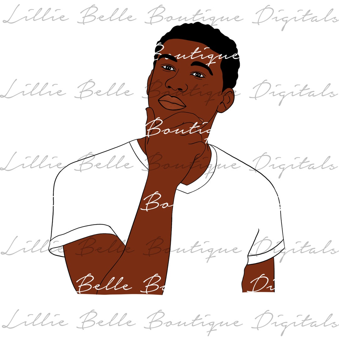 King ... African American Man PNG SVG Vector - Etsy