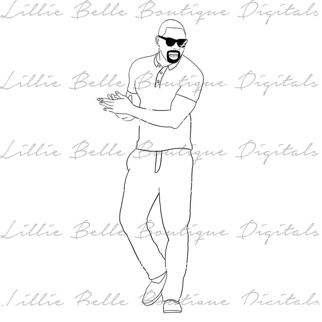 Yes Sir ... African American Man PNG SVG Vector - Etsy