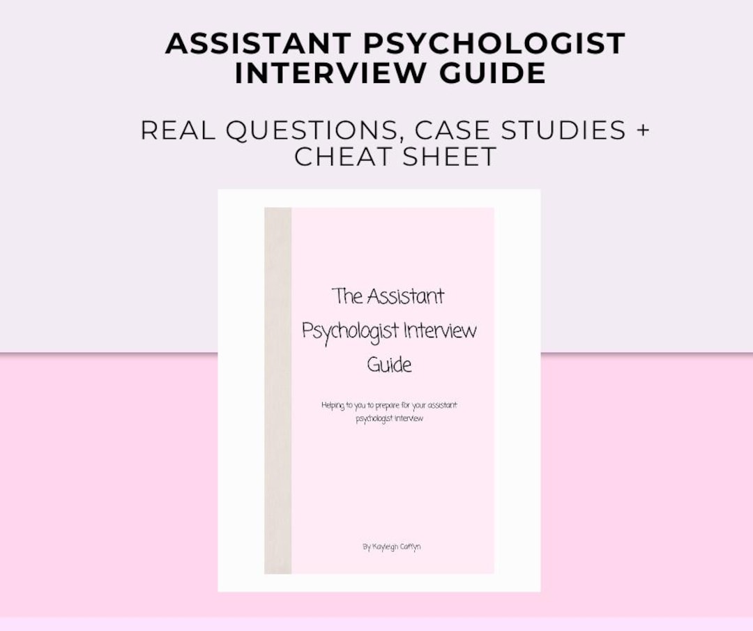 Assistant Psychologist Interview Guide | Real Questions, Examples ...