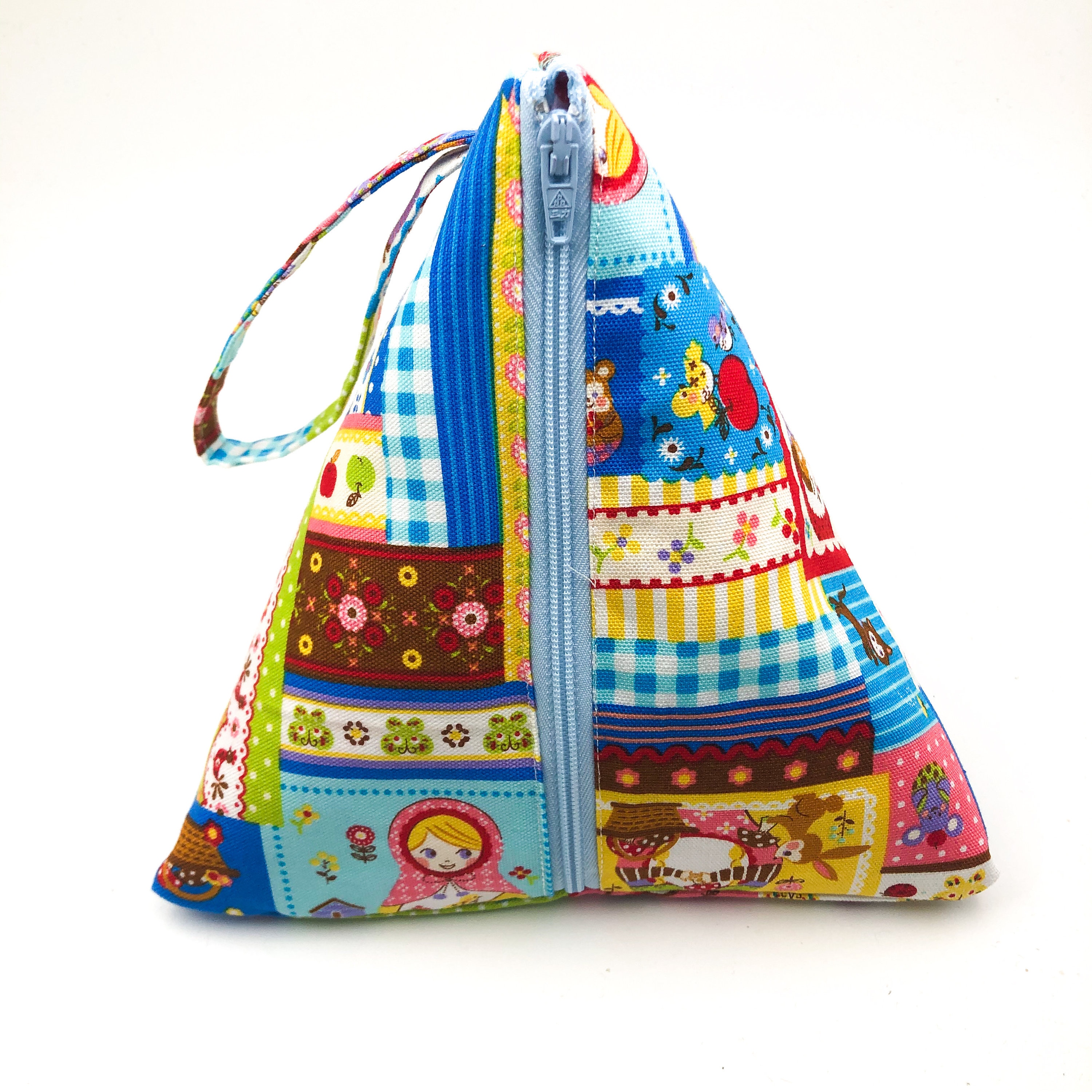 Triangle Bag Pyramid Bag Japanese Fabric Russian Doll Gift | Etsy
