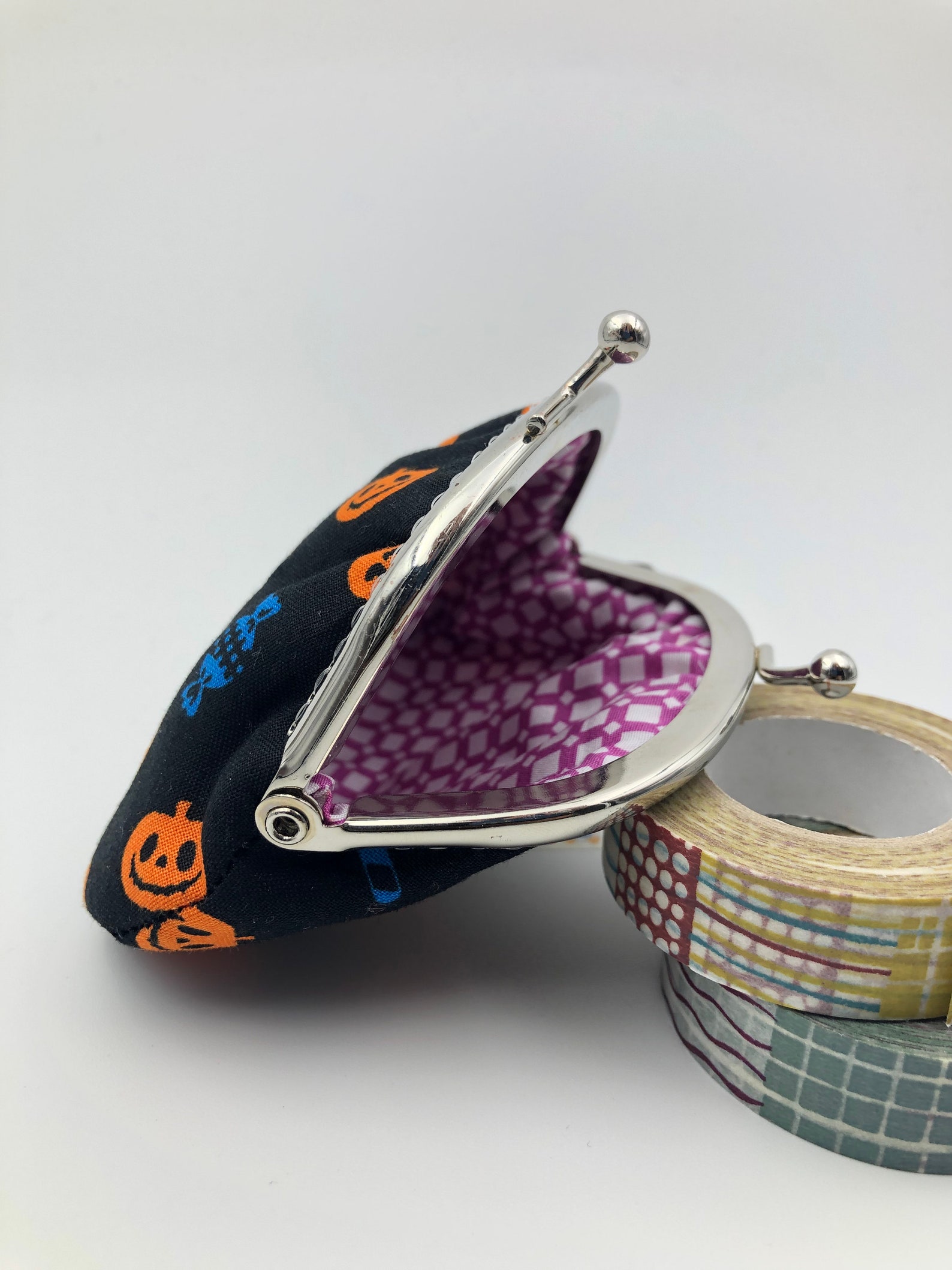 Kiss Lock Coin Purse Clasp Bag Pouch Wallet Clutch Purse - Etsy