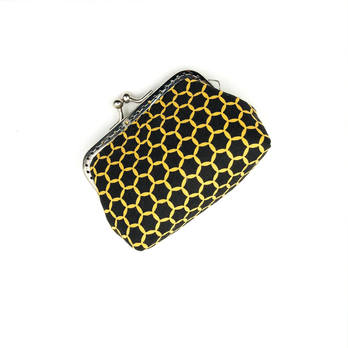 Kiss Lock Coin Purse Clasp Purse Handmade Pouch Bee House - Etsy
