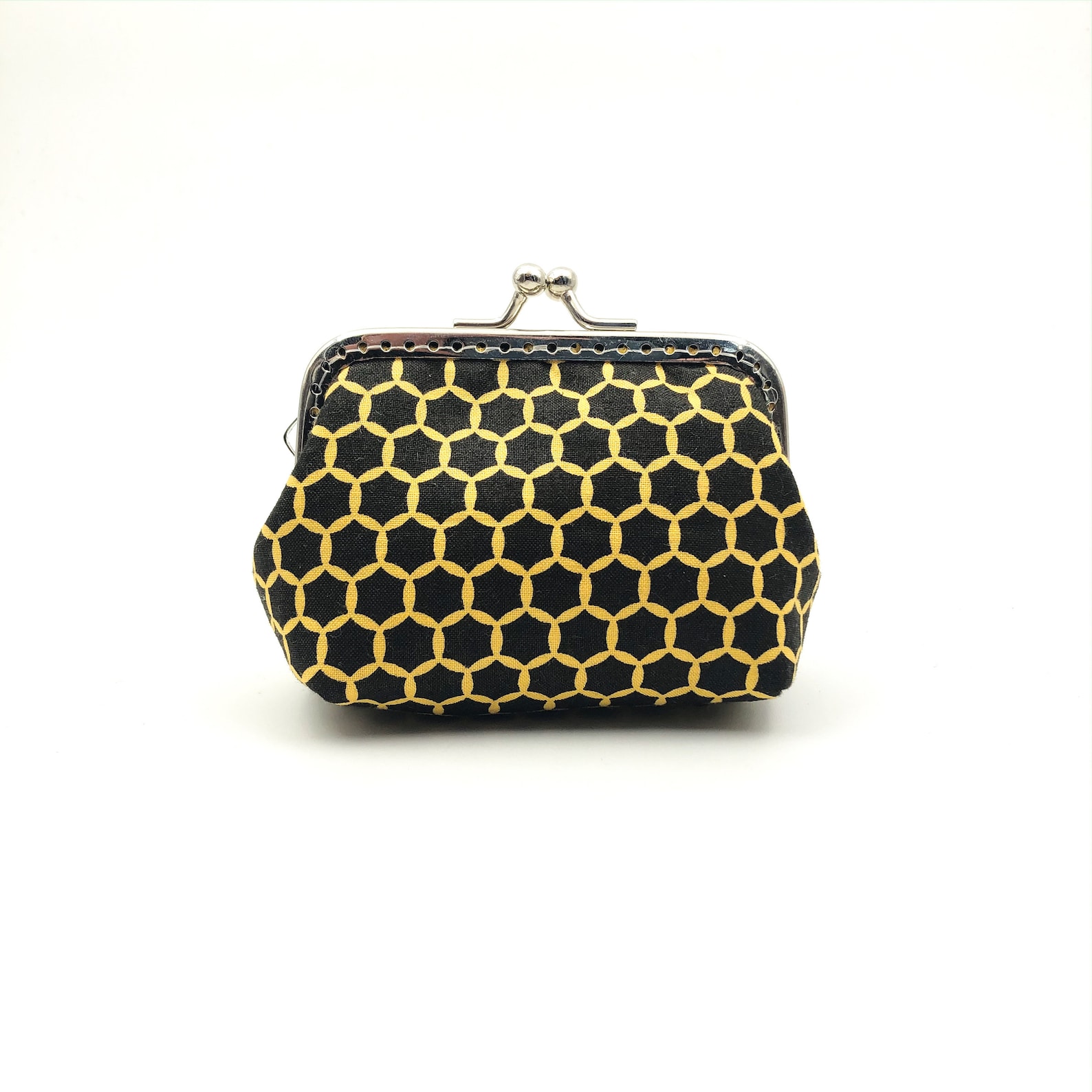 Kiss Lock Coin Purse, Clasp Purse, Handmade Pouch, Bee House, Gift for ...