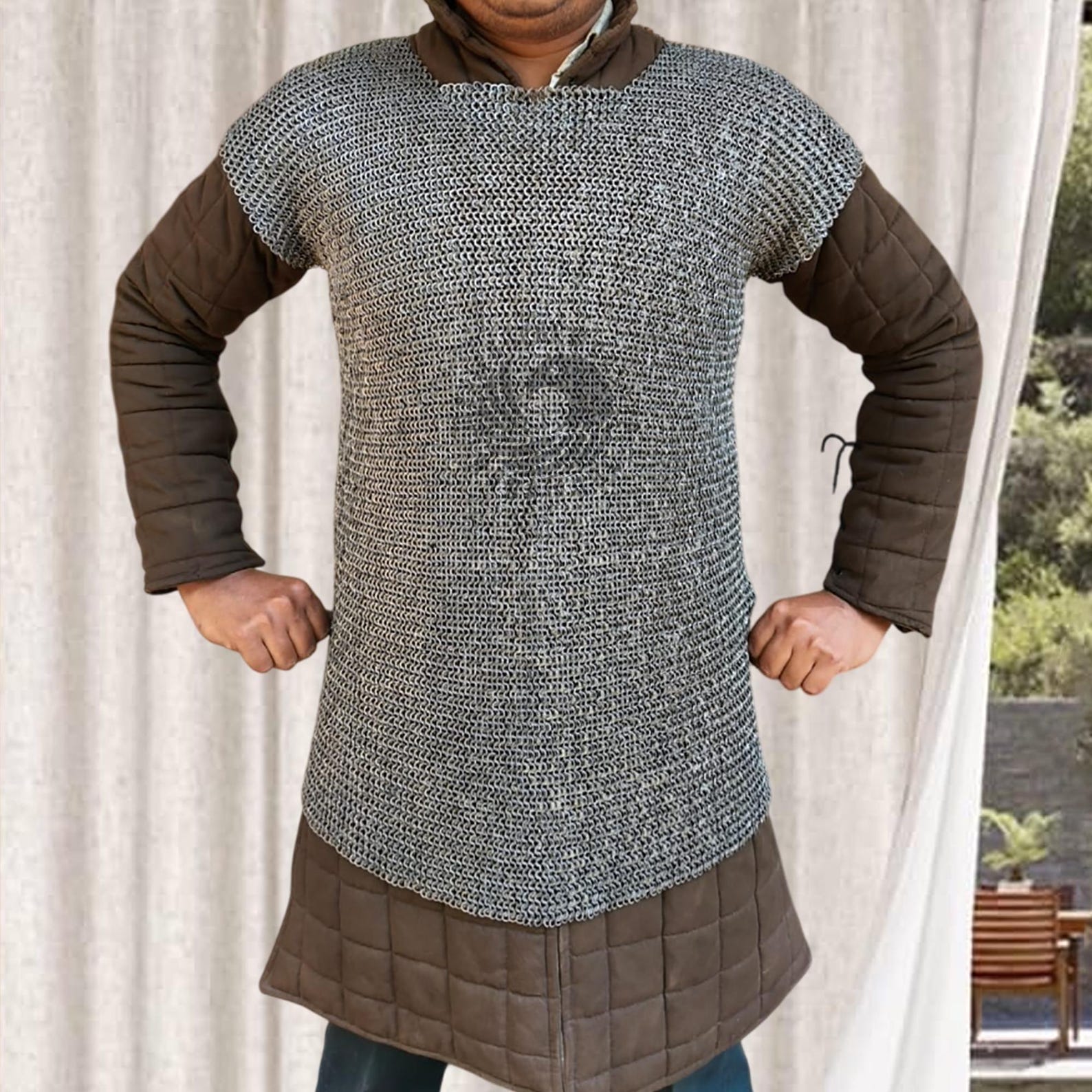 Roman Lorica Hamata Chainmail Armor - 6mm Riveted Mild Steel ...