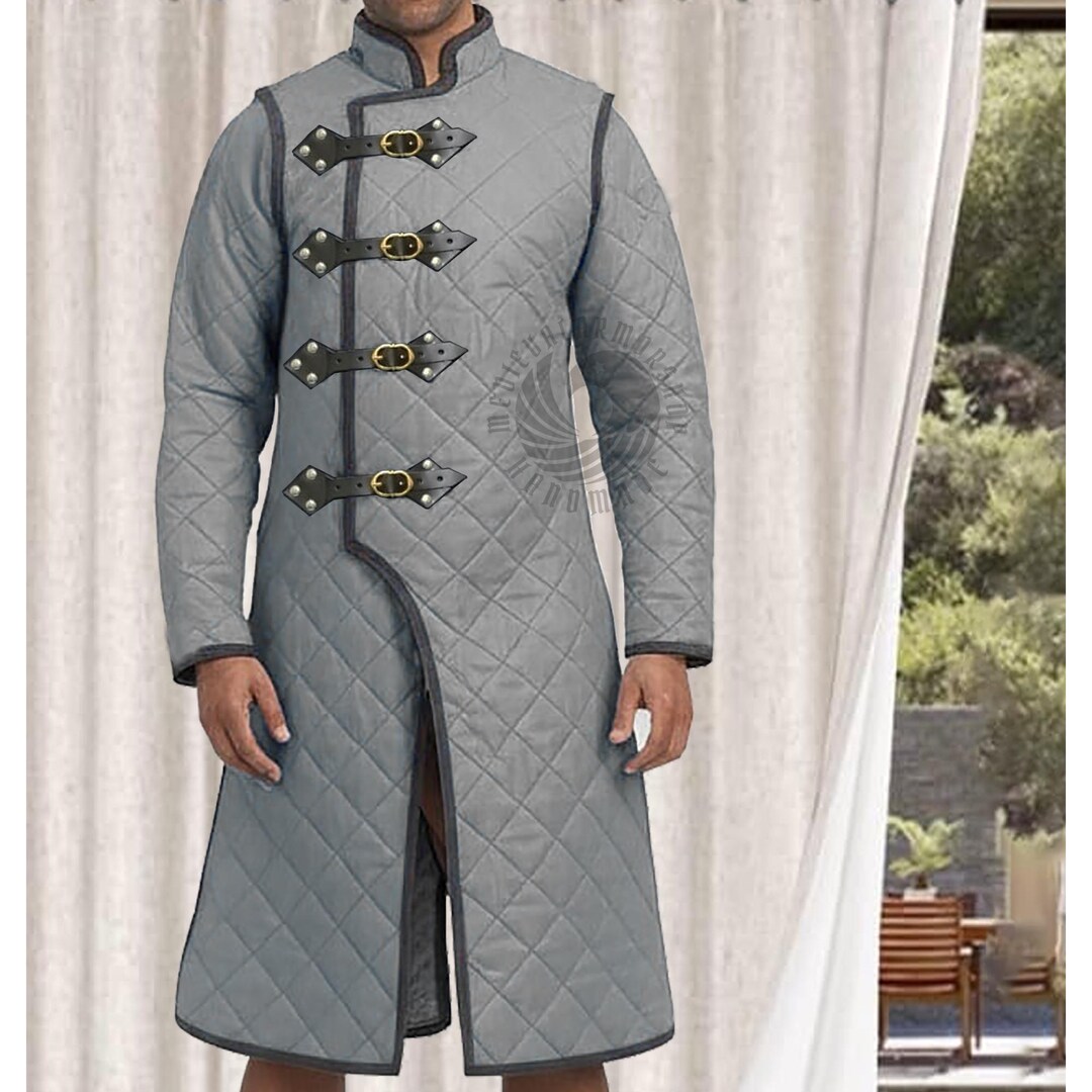 Full Length Padded Gambeson: Medieval Knight Armor, Renaissance ...