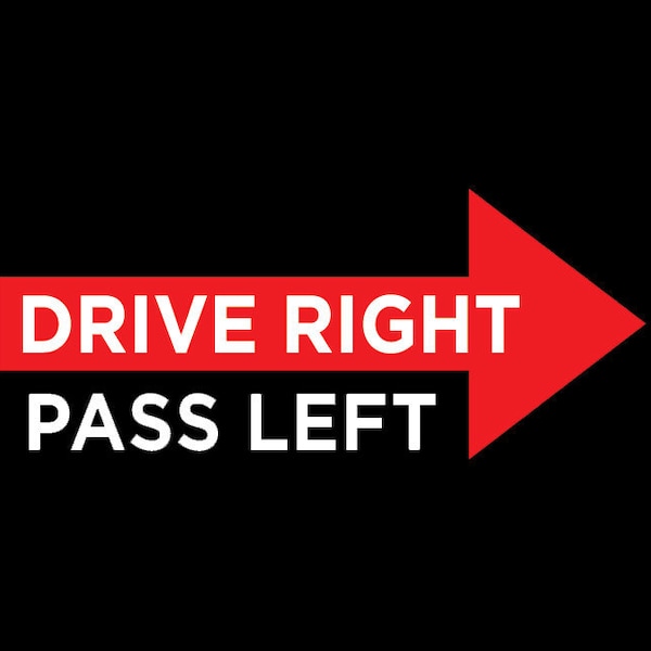 Pass Left Bumper Sticker - Etsy