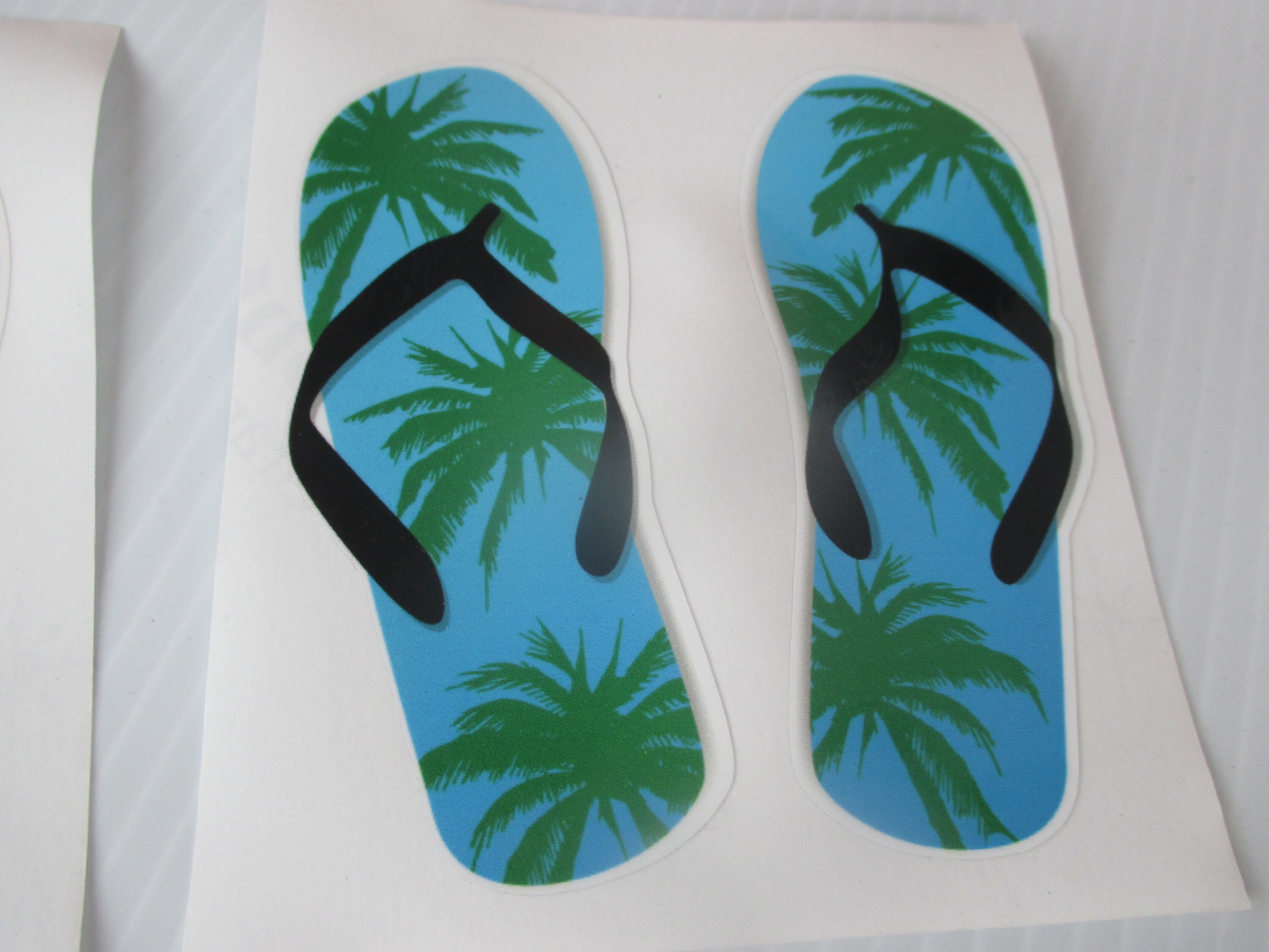 Flip Flop / Sandal / Beach Stickers - Etsy
