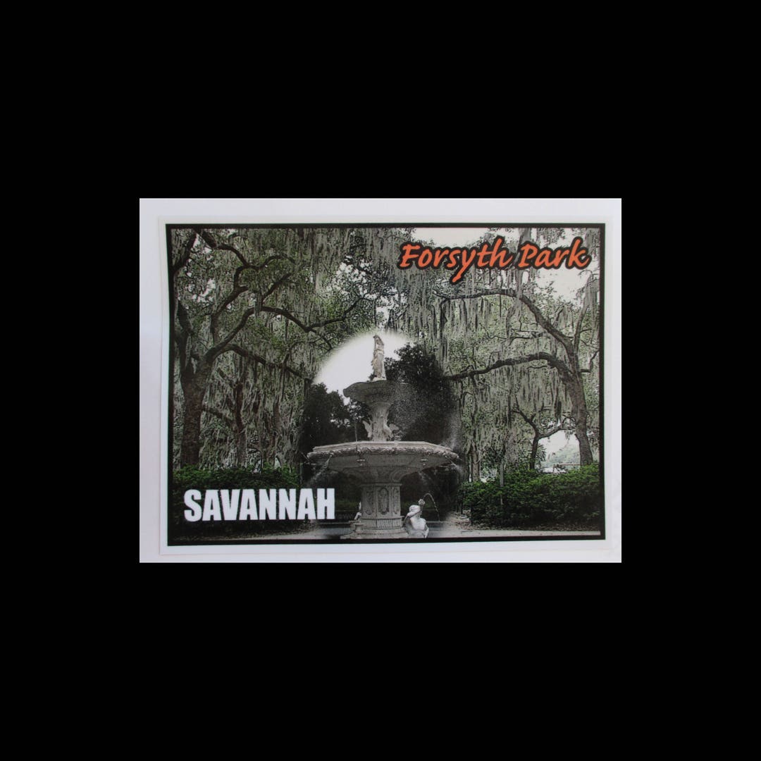 Savannah GA Sticker / Car Decal / Bumper Sticker BOGO - Etsy