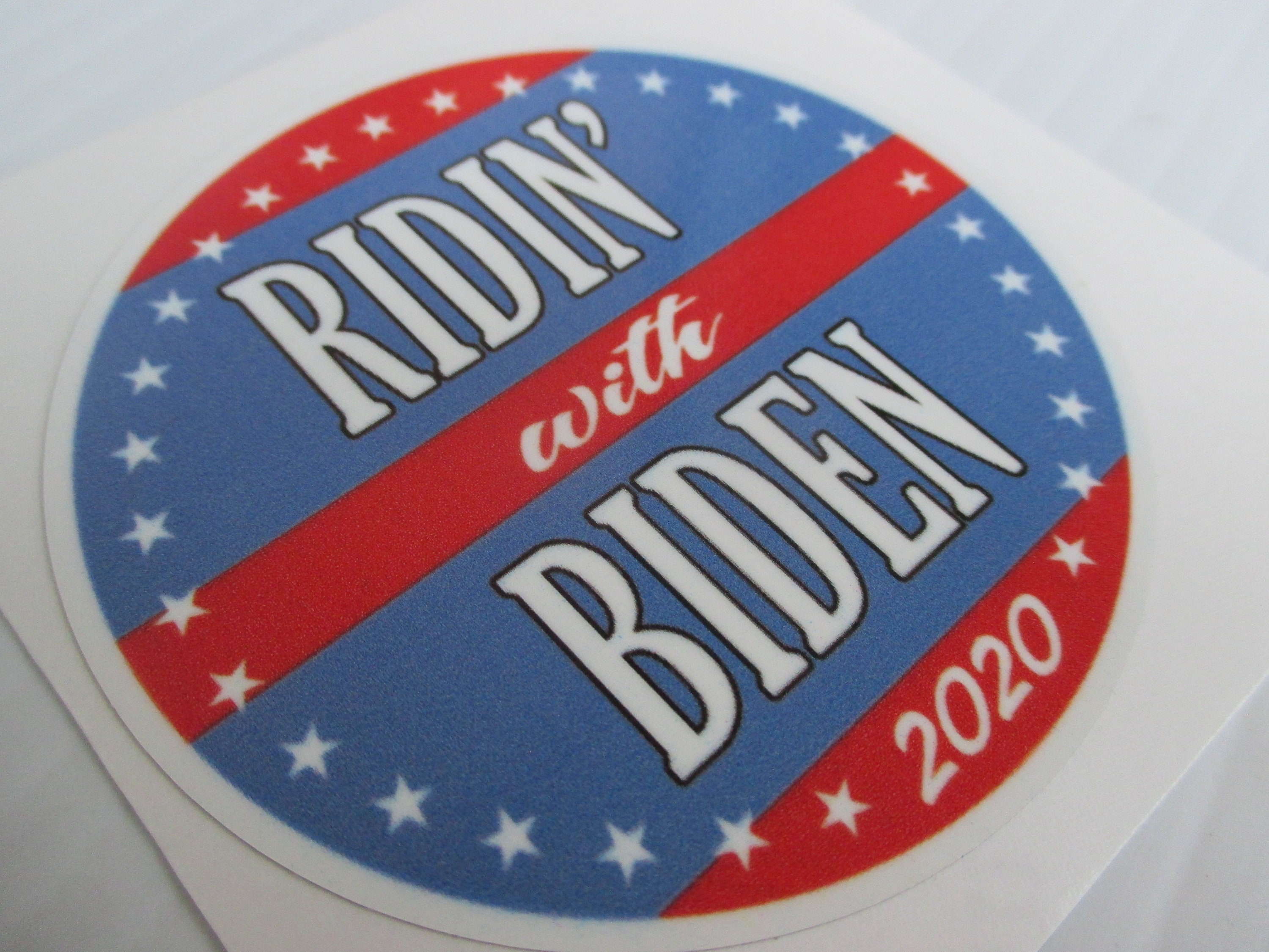 Ridin' With Biden 2020 3 Round Decals / Stickers BOGO FREE - Etsy
