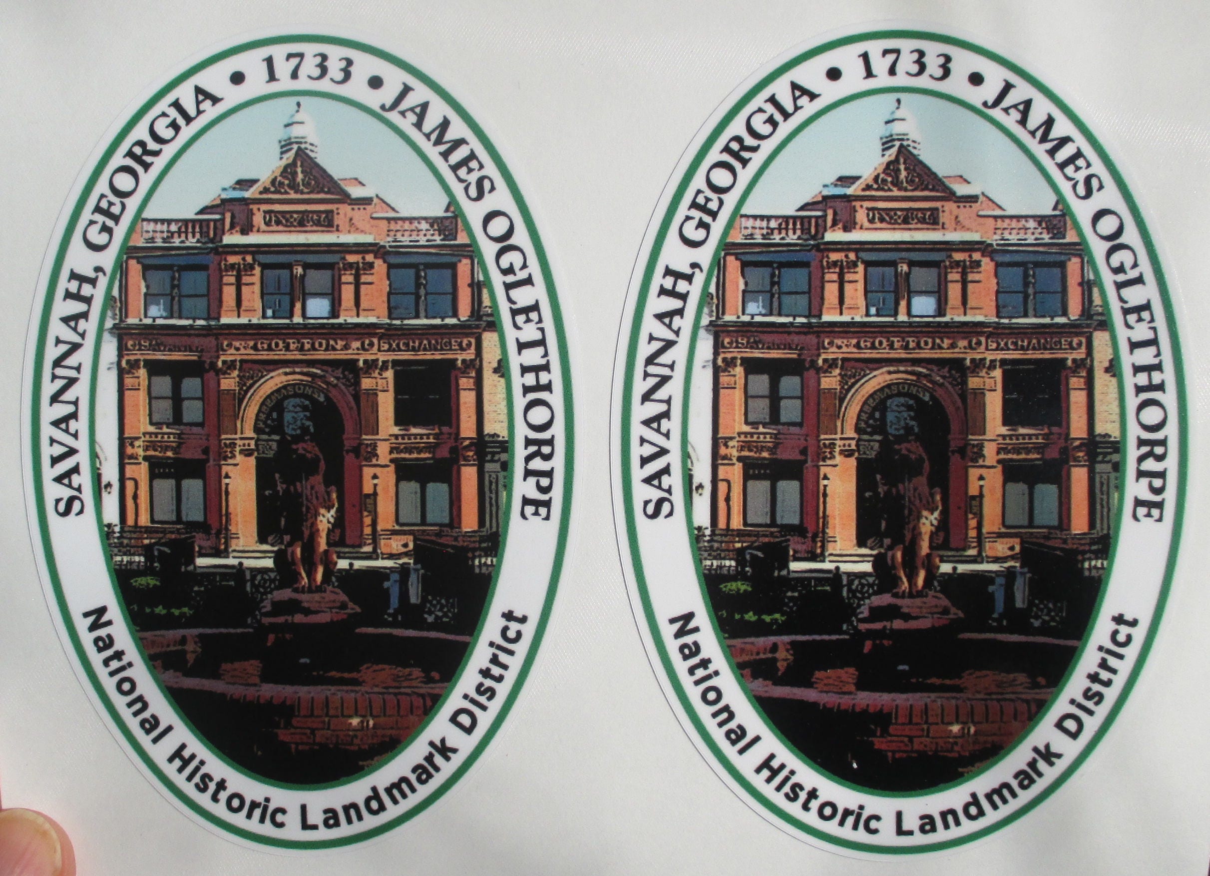 Savannah GA Sticker / Oval Car Decal / Bumper Sticker BOGO FREE - Etsy