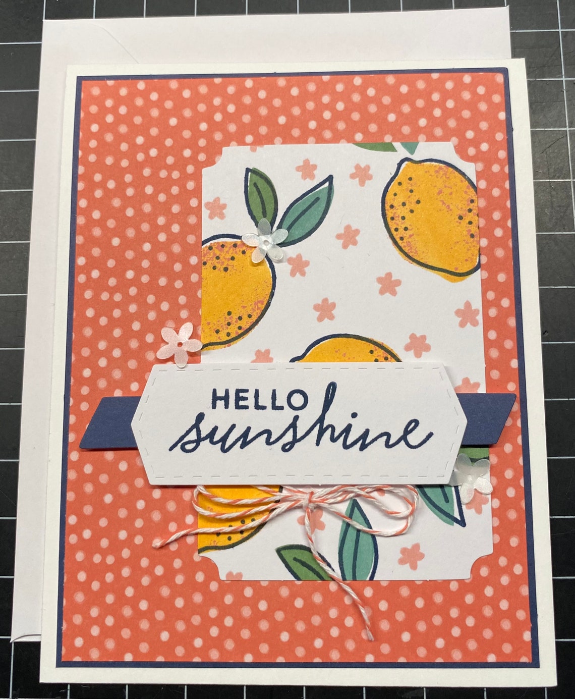 HELLO SUNSHINE Handmade Greeting Card - Etsy