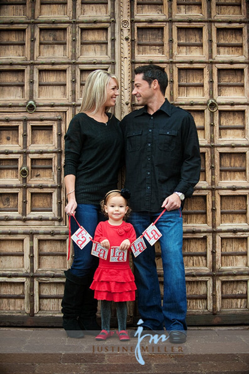 Christmas Banner Decoration Fa La La La La Christmas Garland - Etsy