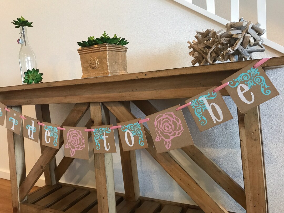 Bride to Be Banner Bridal Shower Tea Wedding Wedding Sign - Etsy