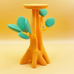 Orange Tree Sculpture Stand: Modern Accent Decor Display - Etsy