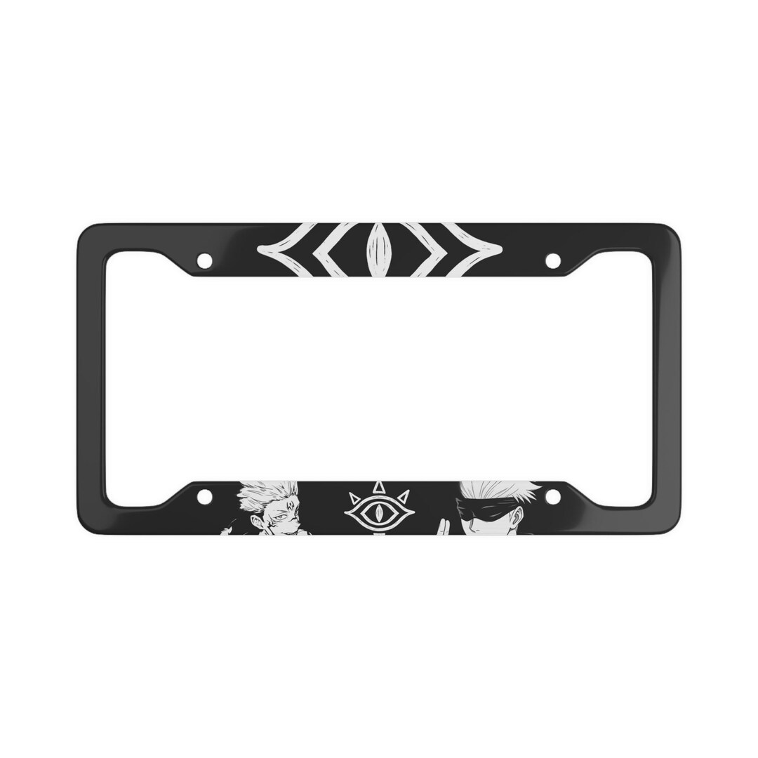 Anime License Plate Frame, Jujutsu Kaisen Sukuna and Gojo, Car ...