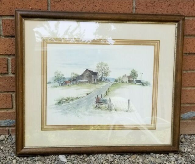 Fred Sanders Canadian Artist Framed Watercolor Print - Etsy