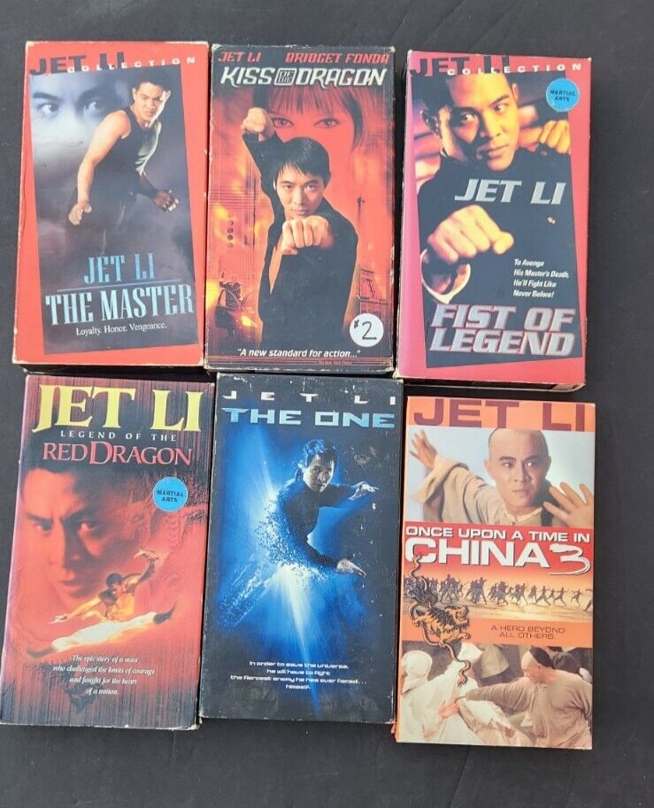 Jet Li Lot of 6 Kung Fu Martial Arts VHS Movies - Etsy