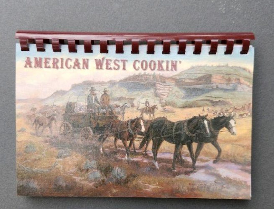 American West Cookin' Cookbook Western Art Robert E Kerby - Etsy
