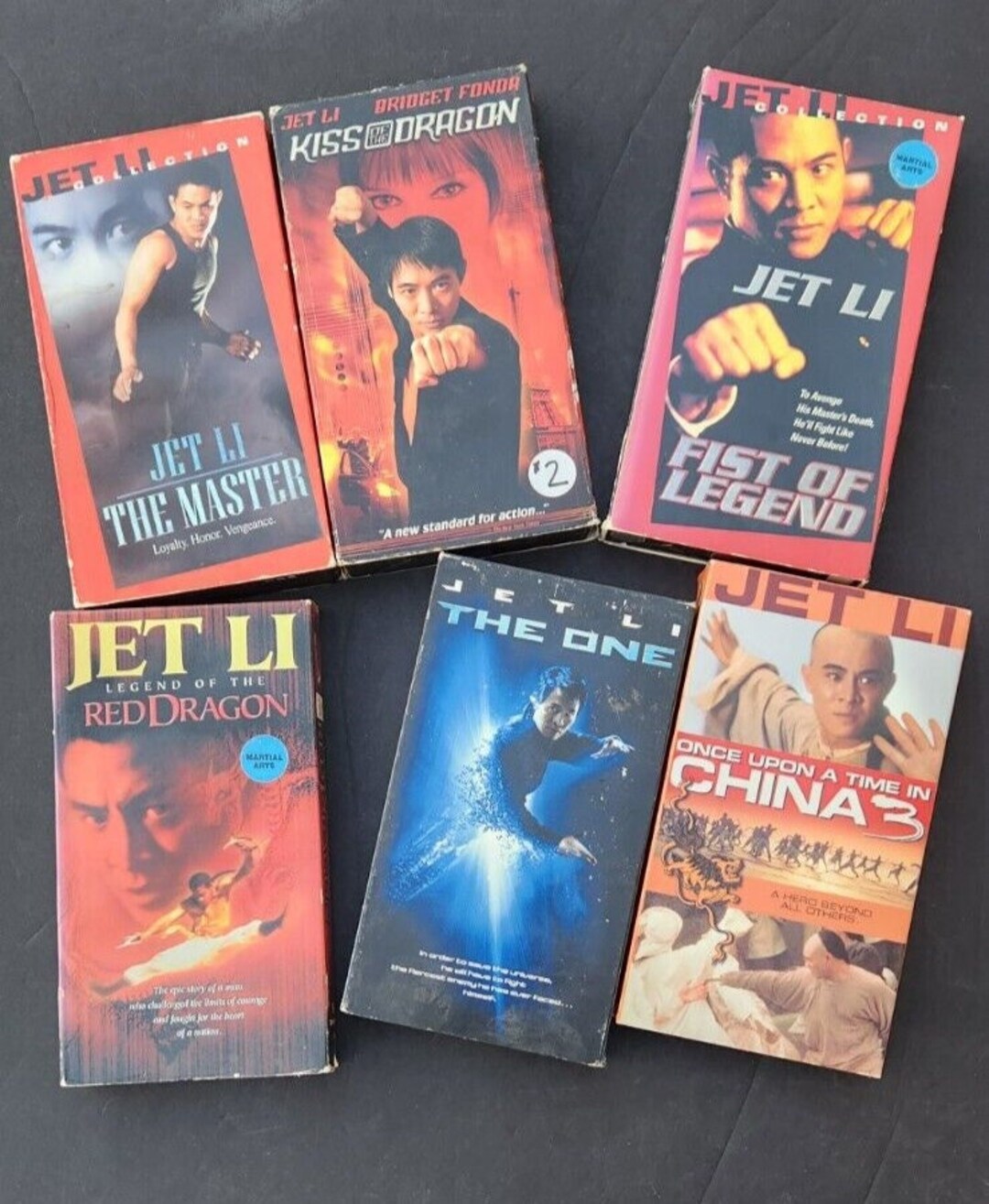 Jet Li Lot of 6 Kung Fu Martial Arts VHS Movies - Etsy