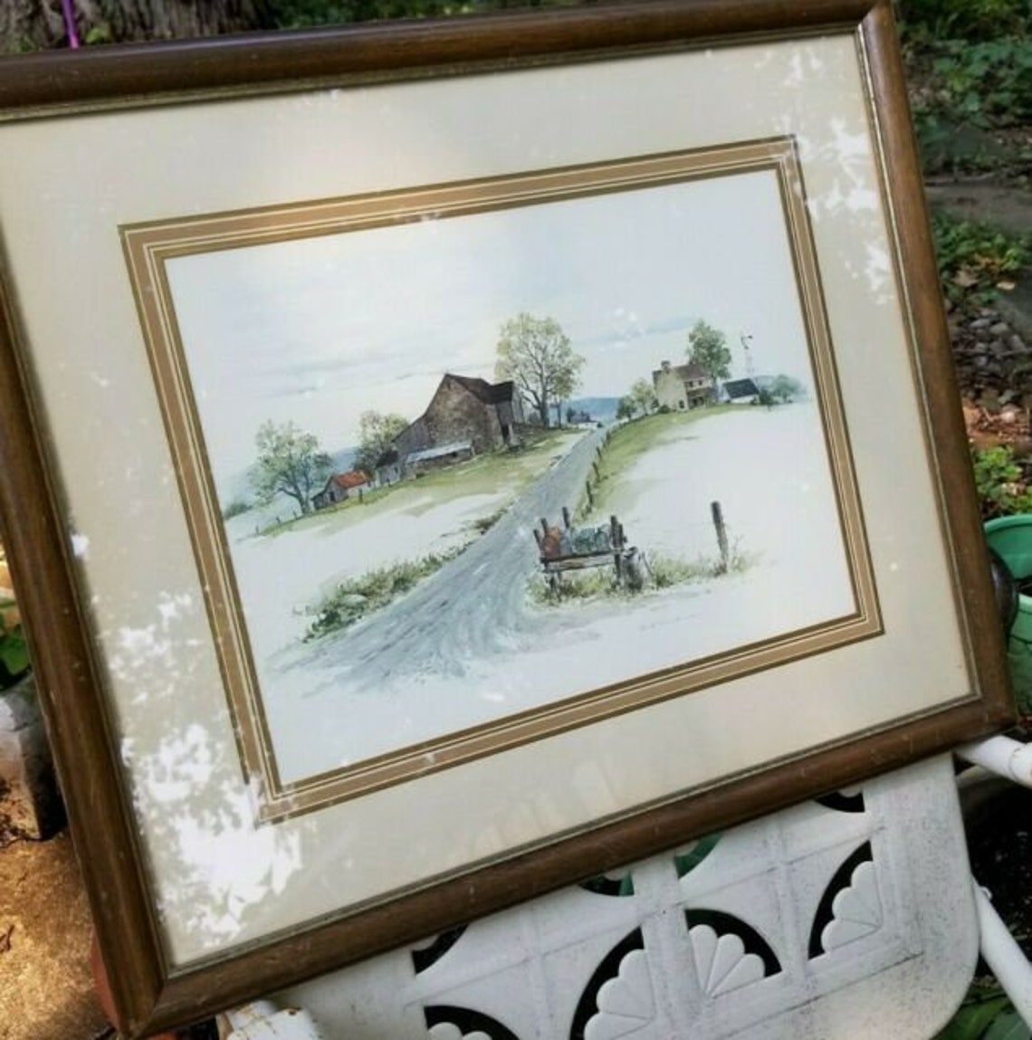 Fred Sanders Canadian Artist Framed Watercolor Print - Etsy