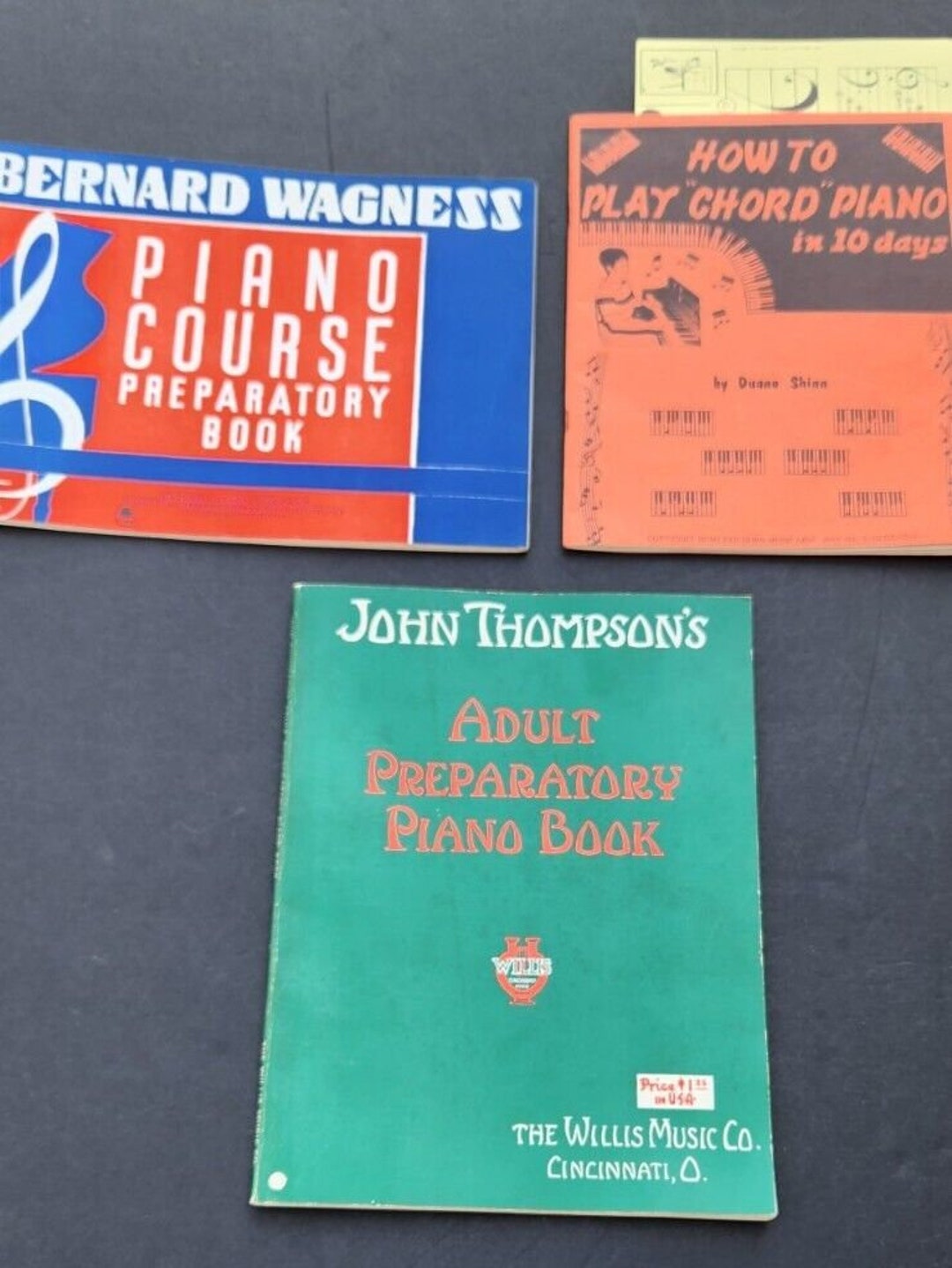 Adult Preparatory Piano Books How to Play Chord Piano Duane Shinn John ...