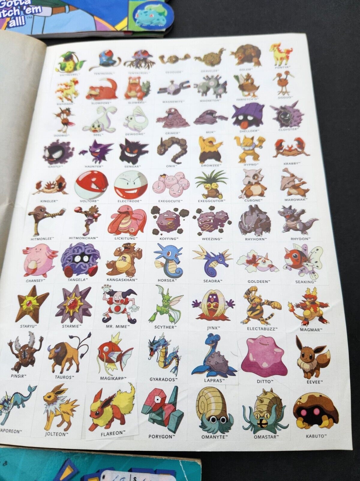 Pokemon Book Collection Stickers Lot Sinnoh Prehistoric Ash Pikachu Etsy