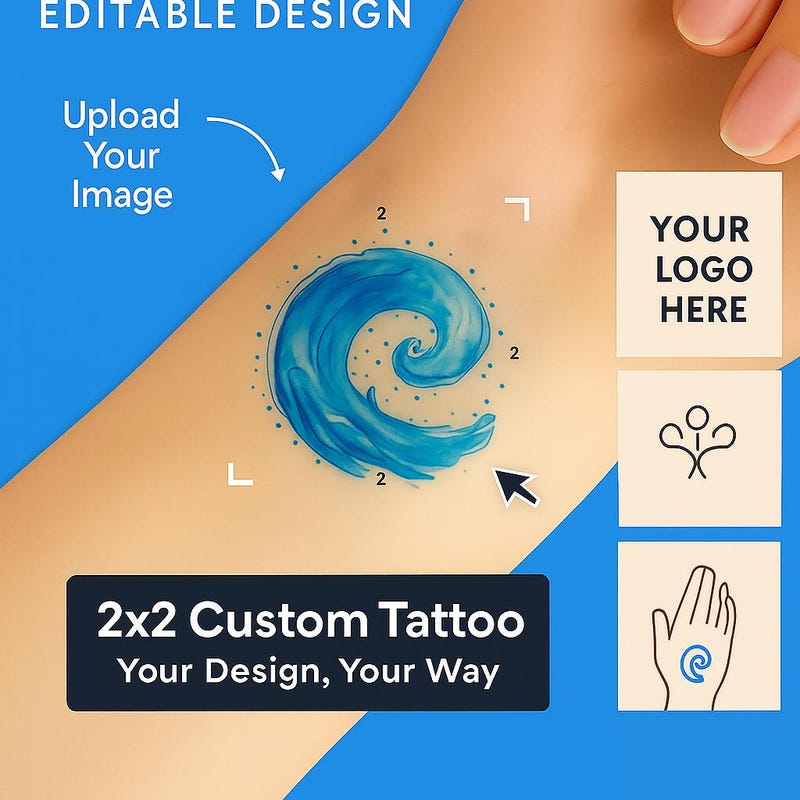Custom Temporary Tattoos - Etsy