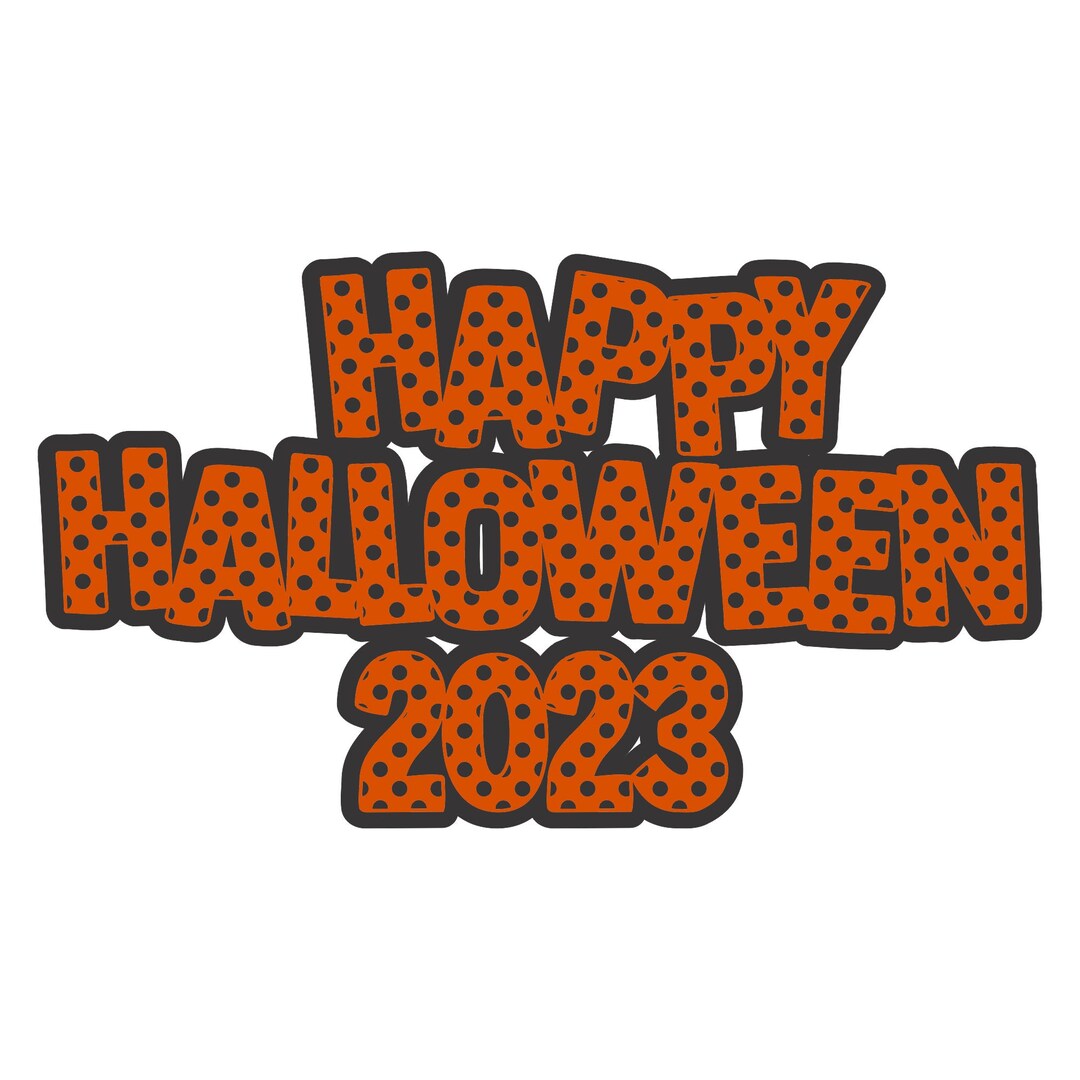 Halloween 2023 Collection Happy Halloween 6.25 X 3.5 Fully-assembled ...