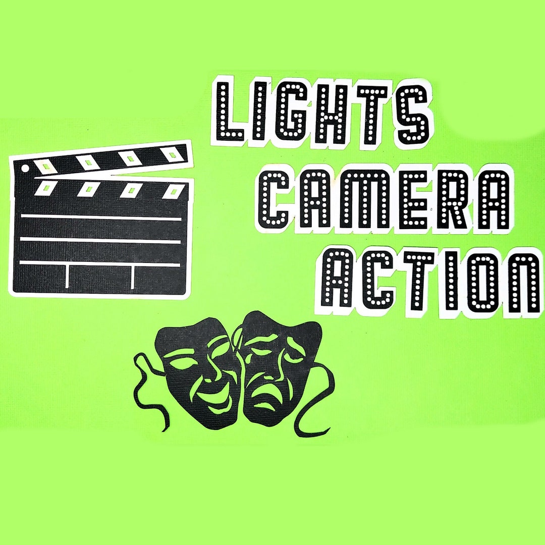 Theater Lights, Camera, Action Titles 6 X 5 & Accessories Fully ...
