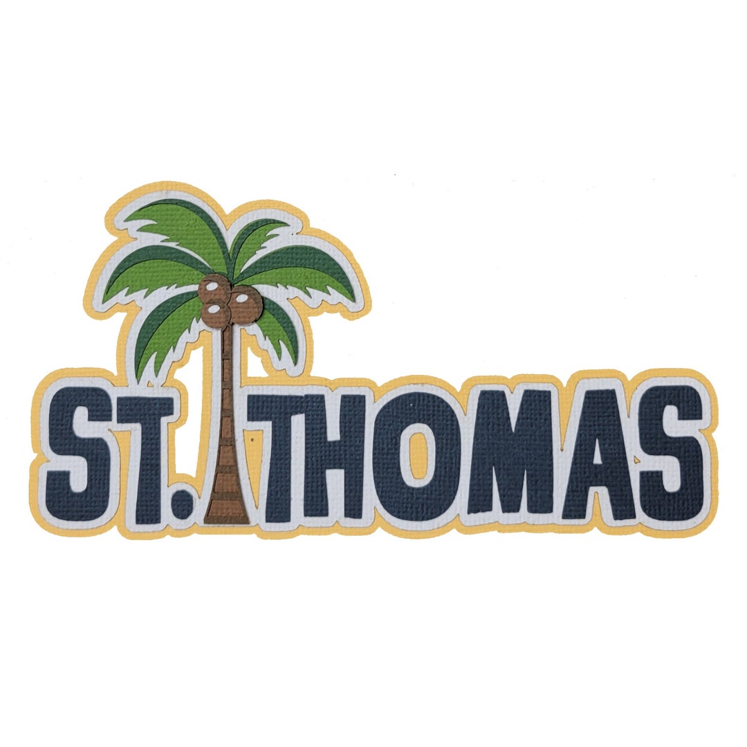 Caribbean Collection St. Thomas 6 X 3 Fully-assembled Scrapbook ...