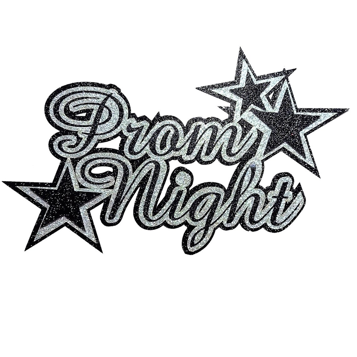 Prom Night Title & Stars Laser Die Cut Scrapbook Embellishment - Etsy