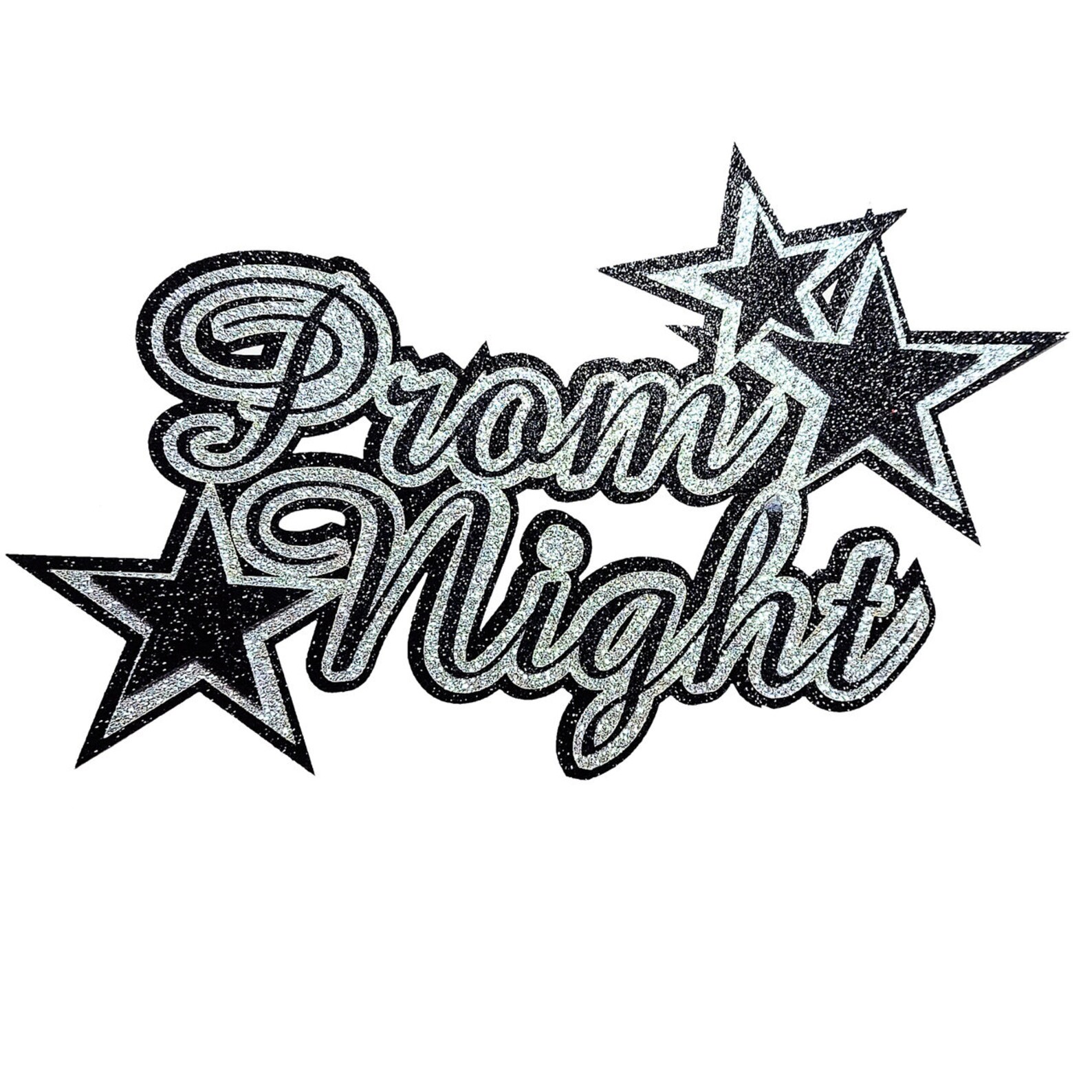 Prom Night Title & Stars Laser Die Cut Scrapbook Embellishment - Etsy