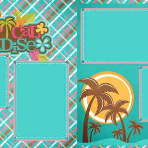 Tropical Paradise 2 12 X 12 Premade Printed Scrapbook - Etsy