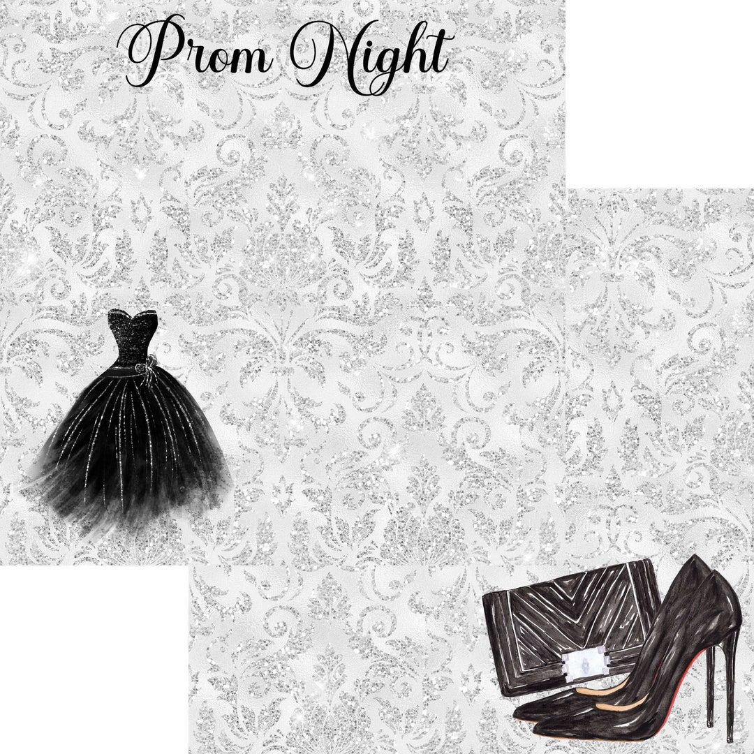 Prom, Formal Night, Elegant Scrapbook Paper & Embellishment Kit by SSC ...