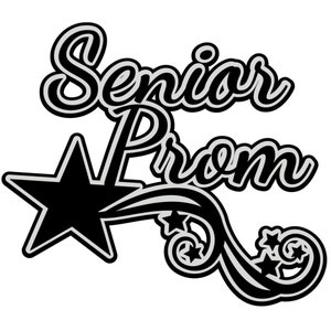Senior Prom Title 7 X 7 Fully-assembled Laser Cut Scrapbook ...