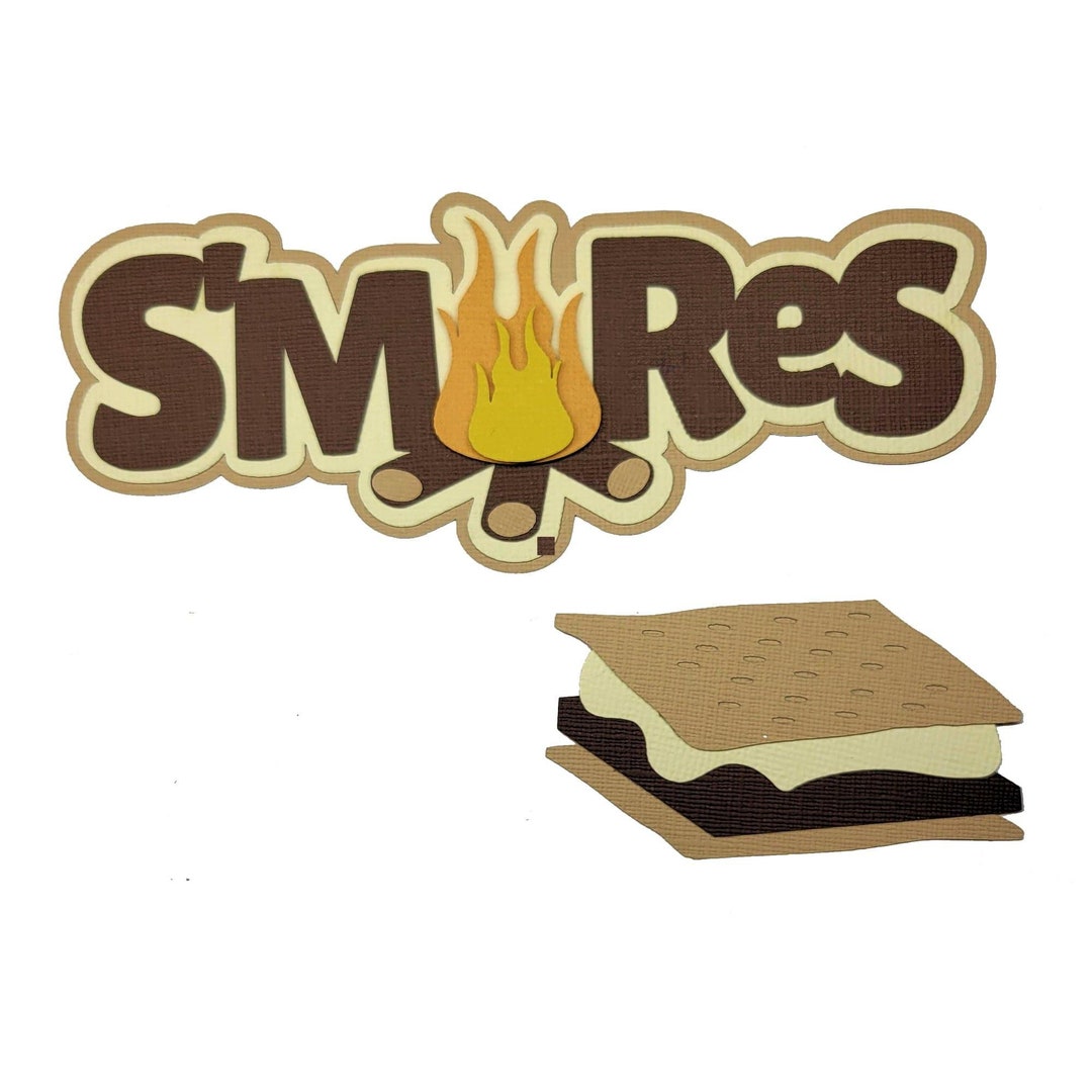 S'mores Title 2 X 6 & Accessories Fully-assembled Laser Cut Scrapbook ...