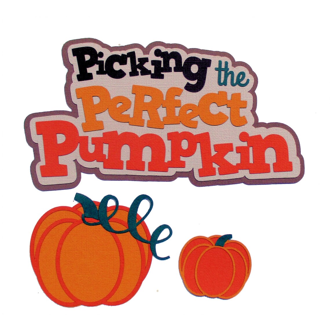 Picking the Perfect Pumpkin Fully-assembled 4 X 8 Title & - Etsy