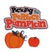 Picking the Perfect Pumpkin Fully-assembled 4 X 8 Title & Pumpkin ...