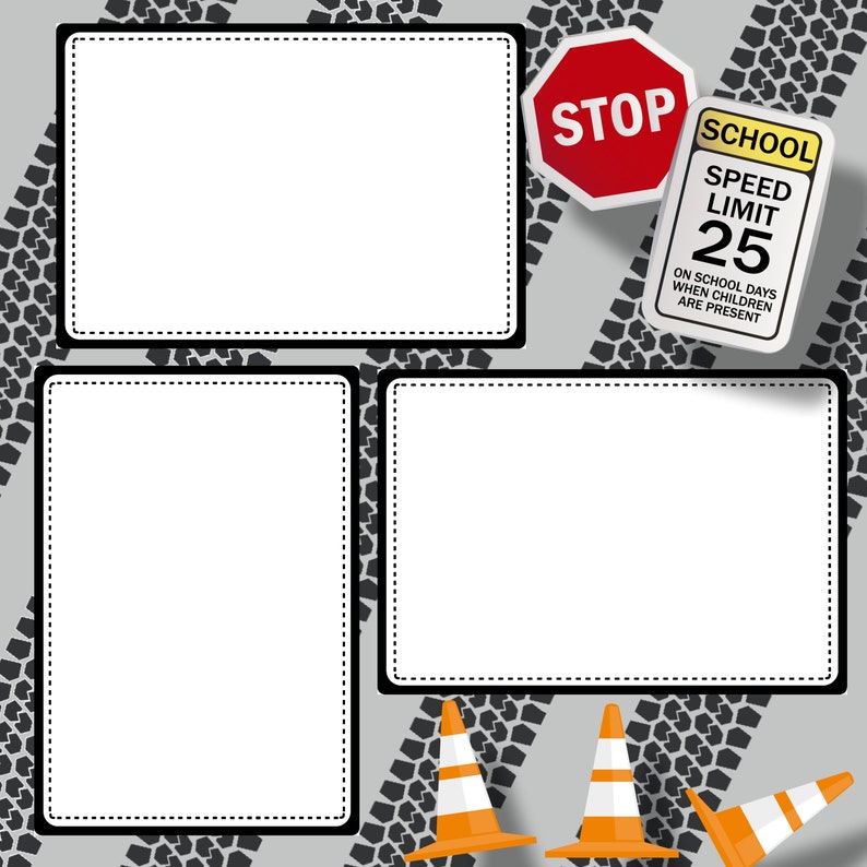 License to Drive Student Driver 2 12 X 12 Premade Printed - Etsy