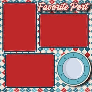 Sail Away (2) - 12 X 12 Premade, Printed Scrapbook Pages by SSC Designs ...