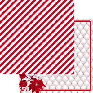 Peppermint Christmas Collection 12 X 12 Scrapbook Paper & Embellishment ...