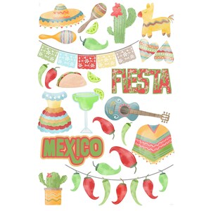 Fiesta 12 X 12 Scrapbook Paper & Embellishment Kit by SSC Designs - Etsy