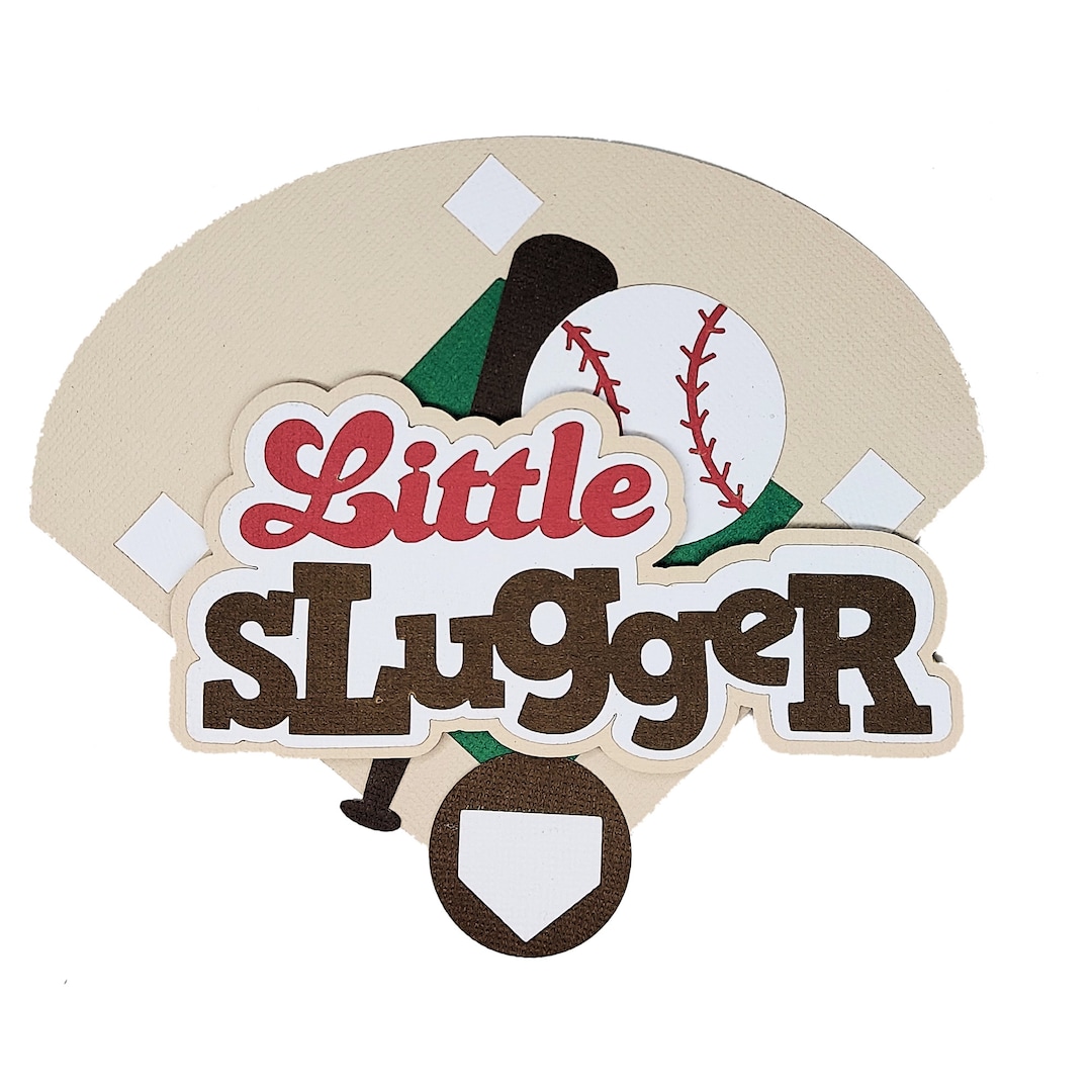 Little Slugger Title 6 X 6 Laser Cut Scrapbook Embellishment - Etsy