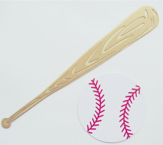 Baseball Bat 8 & Ball 3 Laser Cut Scrapbook | Etsy