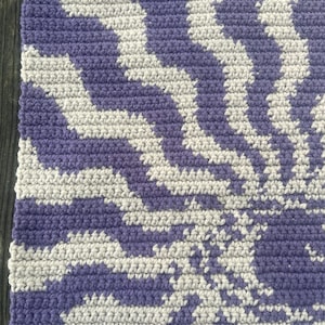 Trippy Eye Crochet Tapestry Pattern - Etsy