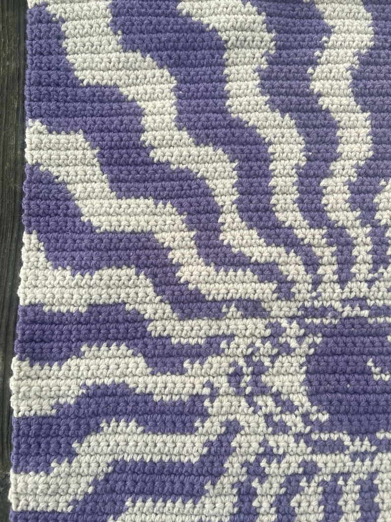 Trippy Eye Crochet Tapestry Pattern - Etsy
