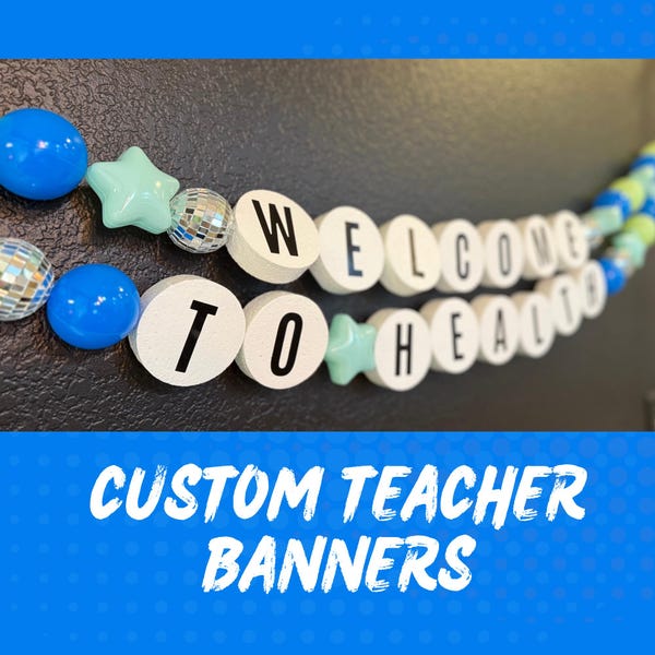 Teacher Garland - Etsy